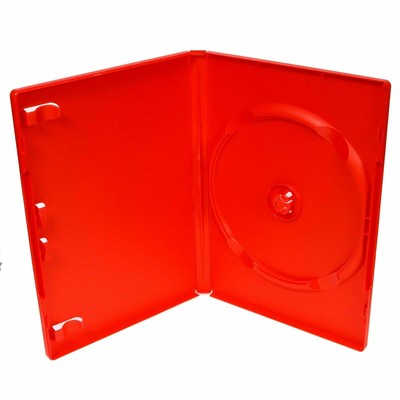 Single Standard Red DVD Case 14 mm Spine Empty Replacement Case NEW | eBay