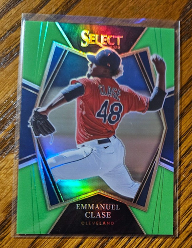 2022 Panini Select - Premier Level Emmanuel Clase #132 Neon Green Prizm ...