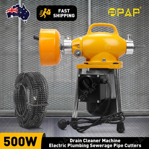 PPAP Drain Cleaner Machine Electric 500W Plumbing Sewerage Pipe Cutters ...