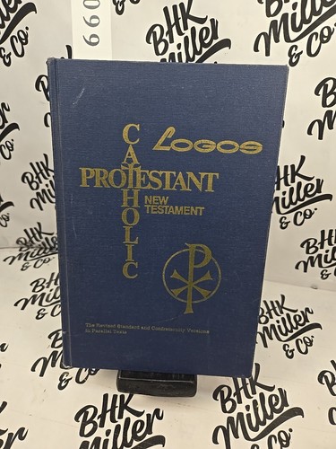 Logos Protestant & Roman Catholic New Testament 1964 Hardcover Vintage ...