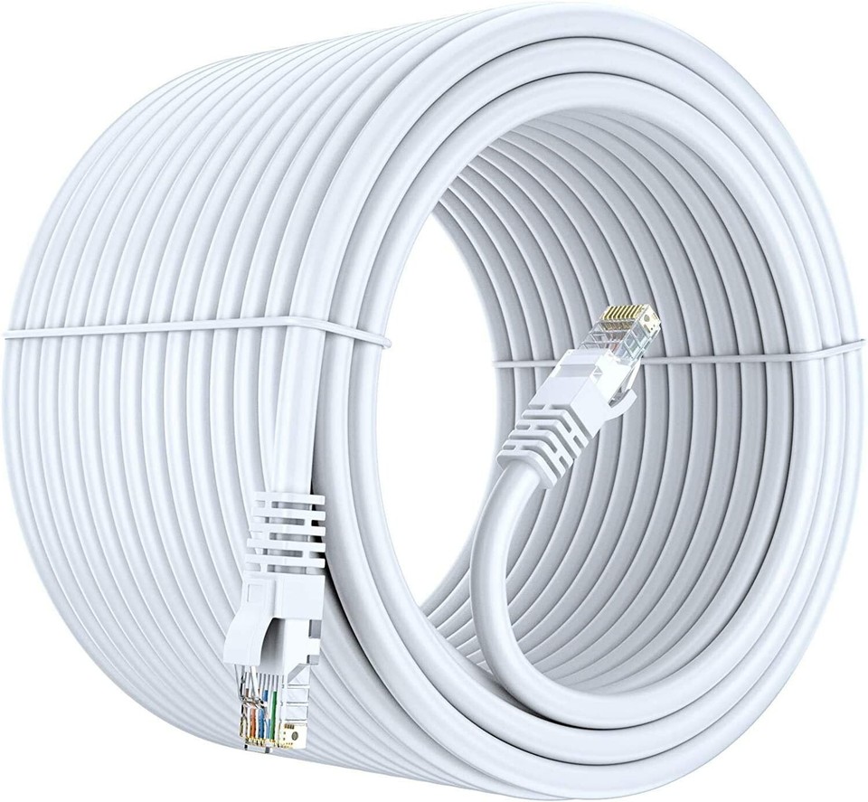 RJ45 Network Ethernet Cable Cat5e LAN UTP Patch Internet Lead 1m - 50m ...
