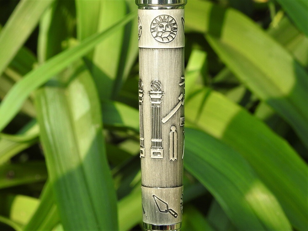 Embossed Masonic Ballpoint Pen - Freemasons - Masons - Square and ...