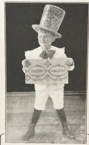 TANGLEFOOT Sticky Fly Paper Antique c1900s Print Ad~Little Boy Big ...