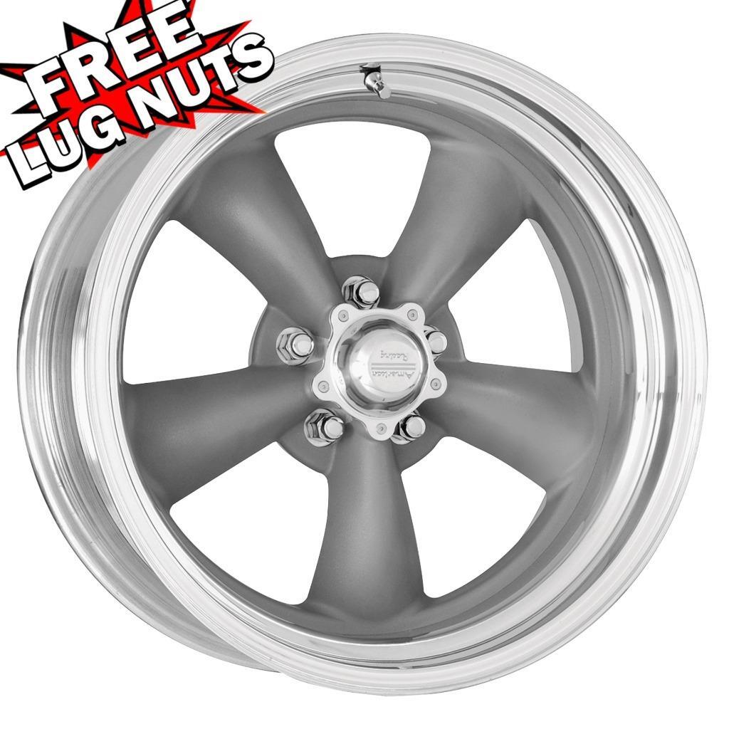 14 inch 14x6 American Racing VN215 GRAY wheels rims 5x4.5 5x114.3 -2 | eBay