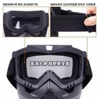 LED Luminous Half Face Mask DJ Cosplay Helmet Halloween Party Props ...