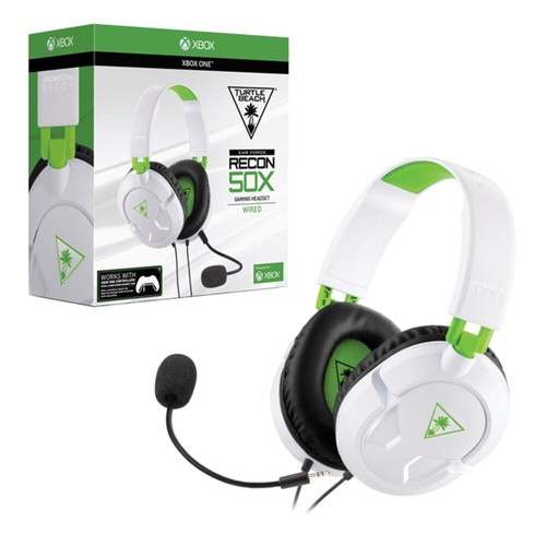 Turtle Beach Ear Force Recon 50X White Wired Gaming Headset for Xbox ...