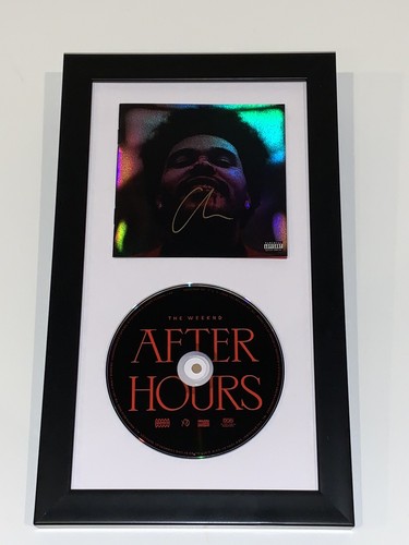 The Weeknd After Hours Signed Holographic Jewel CD Cover Heartless Abel ...