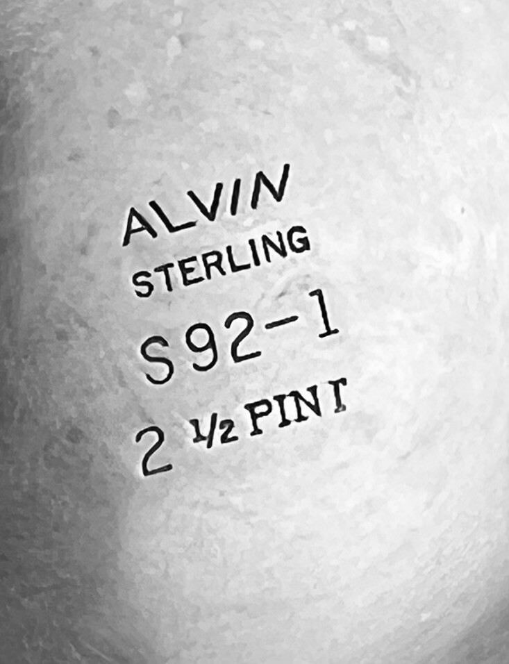 ALVIN 4 Piece Sterling Silver Coffee/Tea Set Collection # S92-1 W - 54. ...