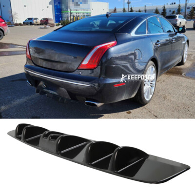 For Jaguar XE XJ XF F-Pace Rear Bumper Diffuser Spoiler Lip Splitter ...