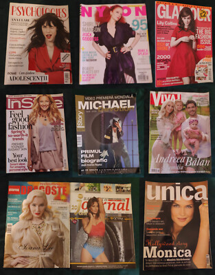 Different Romanian/English/German Women Trend/Fashion/Stars Magazines ...