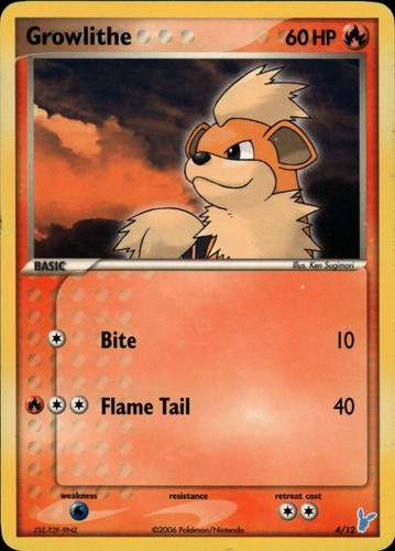 Growlithe Common EX Trainer Kit 2: Plusle & Minun 4/12 NM | eBay