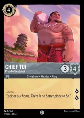 Chief Tui - Proud of Motunui Proud of Motunui~171/204~English~NM~Into ...
