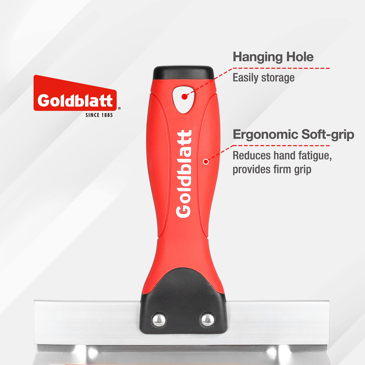 Goldblatt 2PCS Bucket Scoop Set for Drywall Plaster 6.5-in Stainless ...