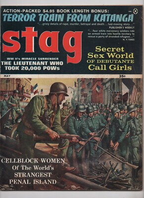 Stag Vol. 16 #5 4.5 VG+ Atlas Magazines 1965 Mens Adventure Pulp | eBay