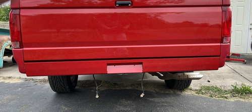 1987 1988 1989 1990-1996 Ford F150 Fleet side Rear Bumper Smooth Steel ...