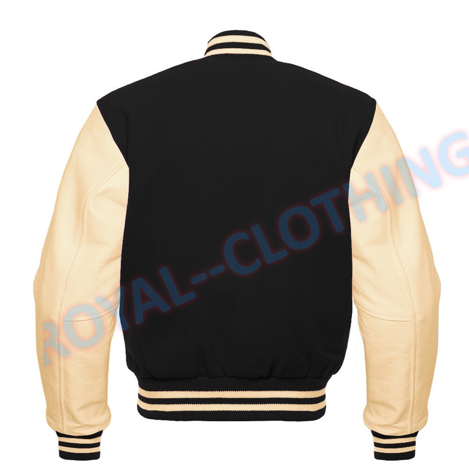 Varsity Letterman Wool & Real Cowhide Leather Sleeves High Quality ...