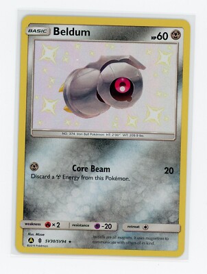 Pokémon TCG - Beldum SV30/SV94 - Hidden Fates - Baby Shiny | eBay