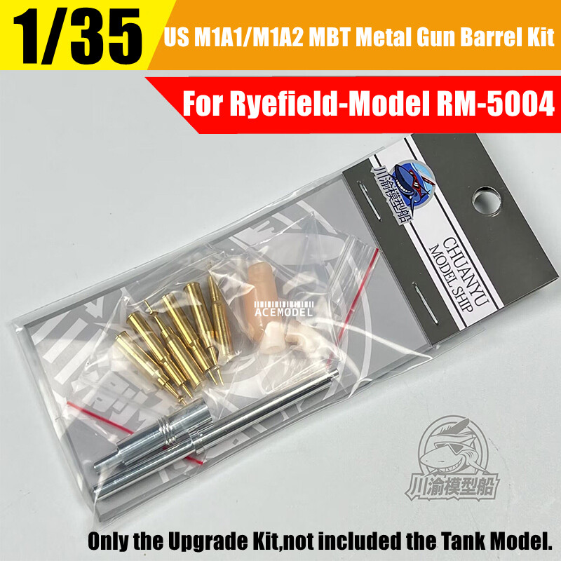 1/35 US M1A1/M1A2 Abrams Main Battle Tank Metal Track/Gun Barrel Detail ...
