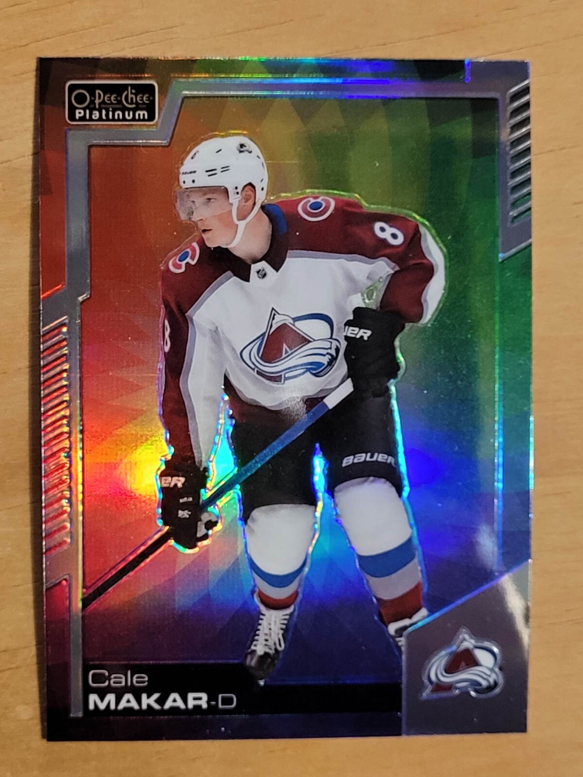Cale Makar 2020-21 O-Pee-Chee Platinum Rainbow Color Wheel 140 EPACK ...