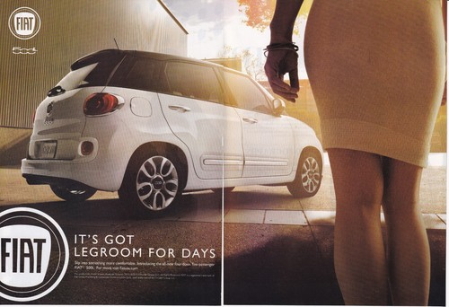FIAT CAR Magazine Print Ad 500L 2pg VTG 2013 | eBay