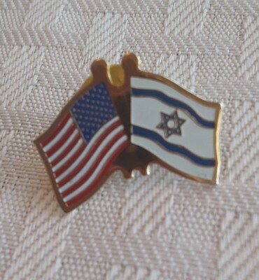 USA Israel Crossed Friendship Flags Lapel Pin | eBay