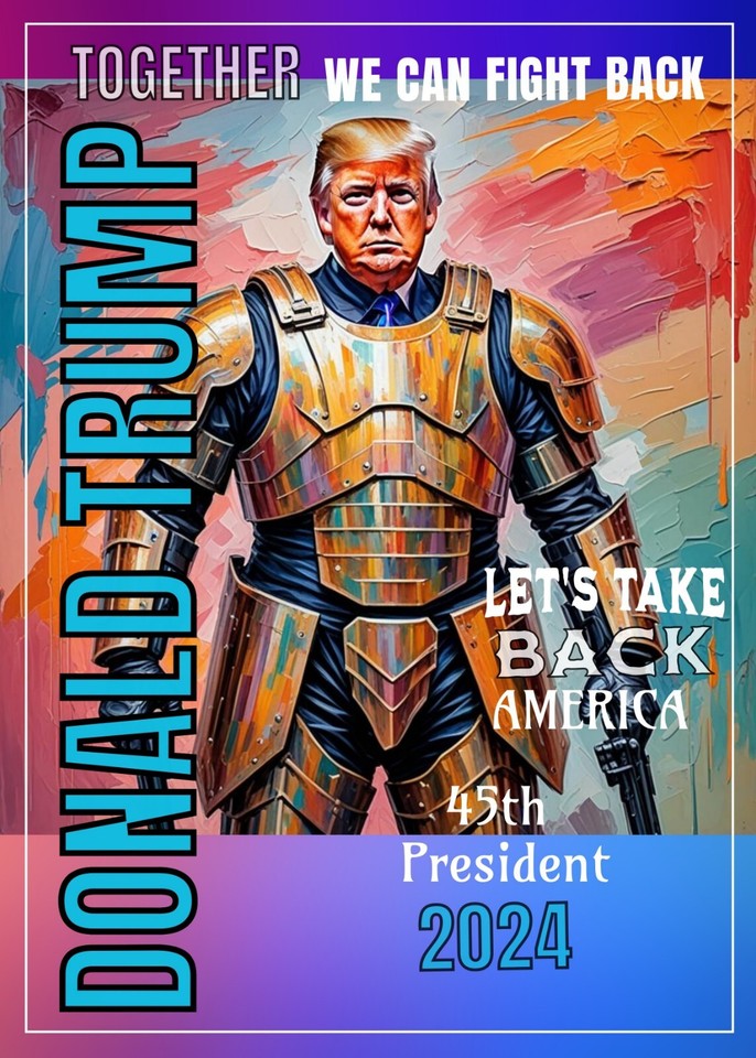 Donald Trump famous MUGSHOT as the 45th President trading card | eBay