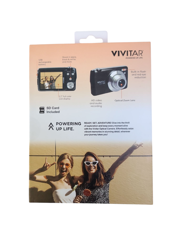 Vivitar 16mp Optical Lens Digital Camera Black VES529 USB-C | eBay