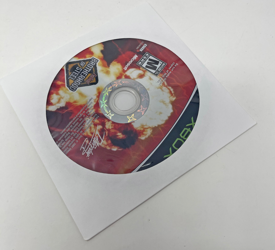 Fallout Brotherhood Of Steel Original XBOX Disc Only Used Tested Works ...