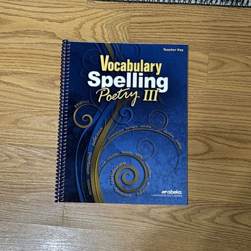 A Beka Vocabulary Spelling Poetry III 3 Teacher Key Fifth | eBay
