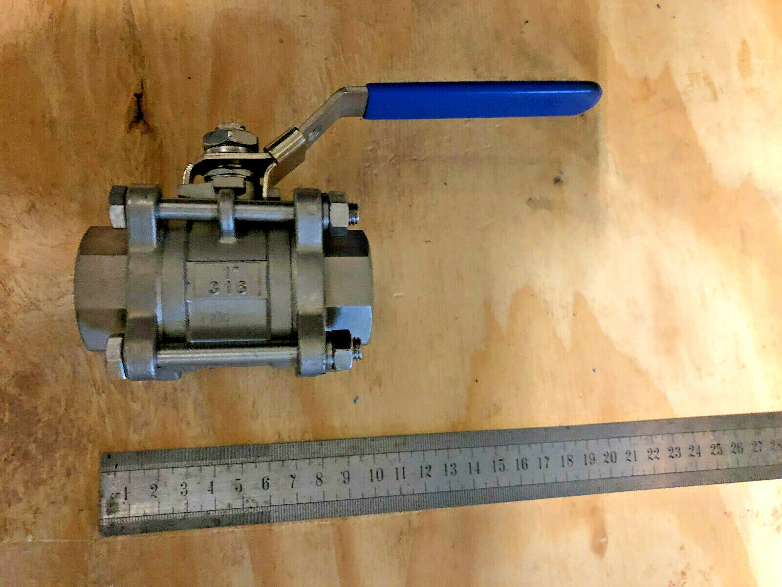 Keystone K-Ball - 1" BSP - F152 -316 Stainless Ball Valve - 3 Piece ...