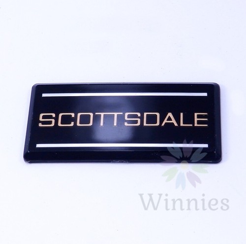 Chevrolet Scottsdale 1pc Roof Pillar Cab Emblem Badge Nameplate Side ...