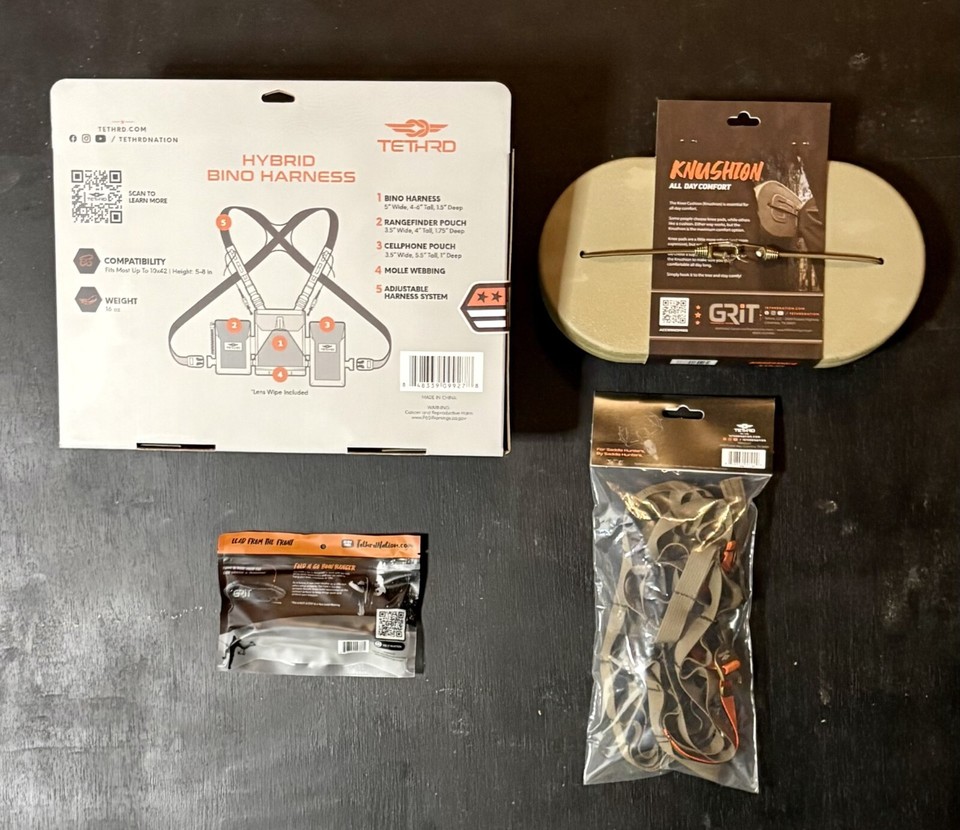 Tethrd Saddle Hunting Accessory Grit Sidewinder Package New | eBay