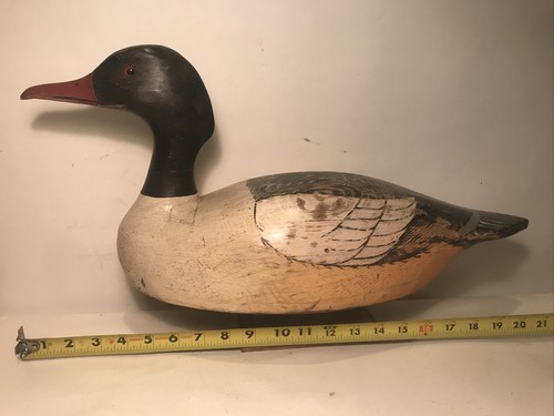oversized common merganser duck decoy coastal maine unknown | eBay