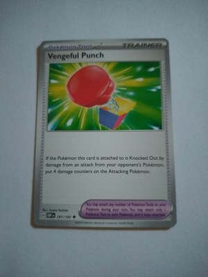 Vengeful Punch - 197/197 - Uncommon - S&V: Obsidian Flames - Pokemon ...