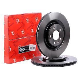 TRW Rear Brake Disc Rotors 330mm DF6175S fits Audi Q5 8RB 2.0 TFSI ...