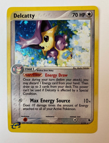 Pokemon TCG English Card ex Ruby & Sapphire Delcatty e-Series 5/109 ...