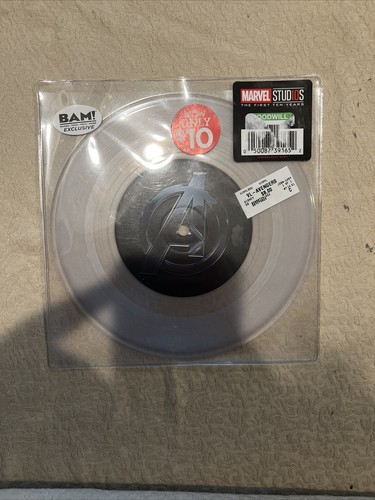 MARVEL STUDIOS AVENGERS / CLEAR Vinyl 7" / BAM Exclusive LIMITED | eBay