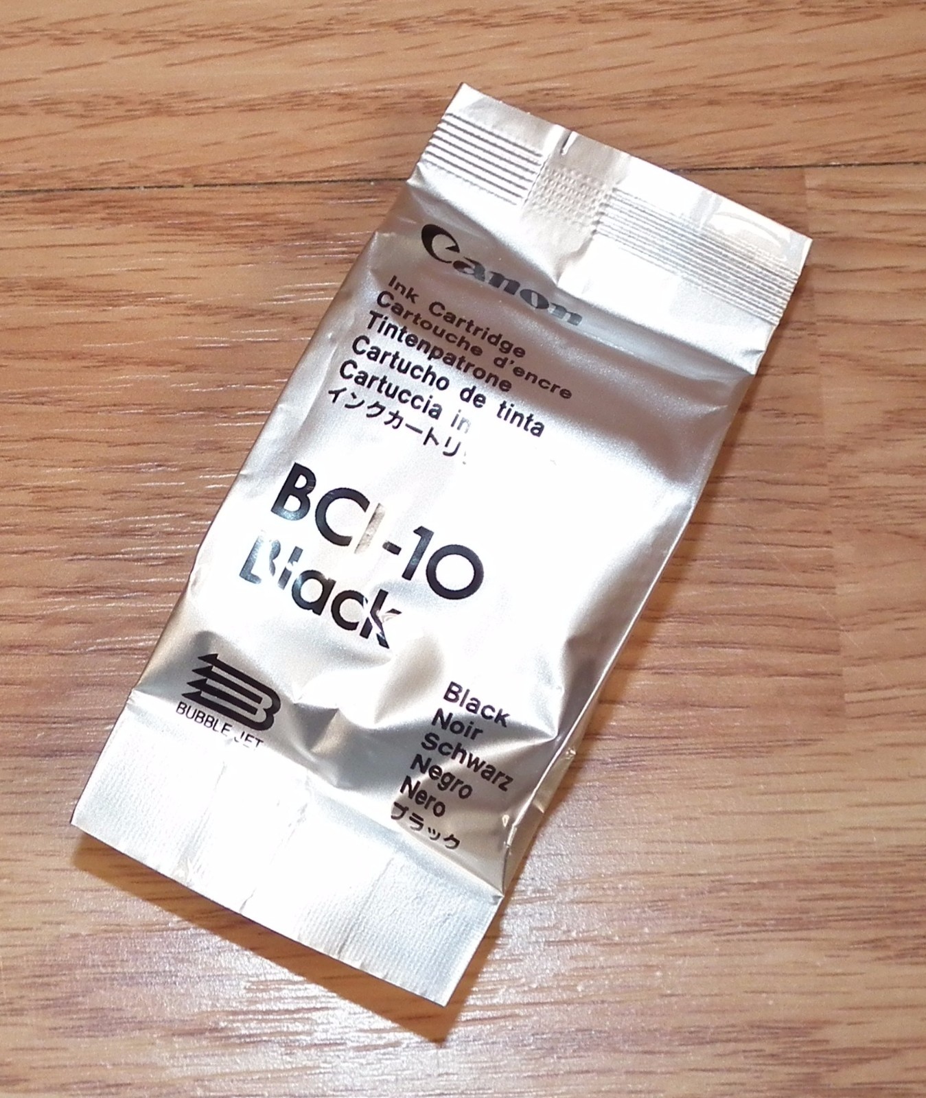 Genuine Canon (BCI-10) Bubble Jet Black Ink Cartridge *Sealed in Foil ...