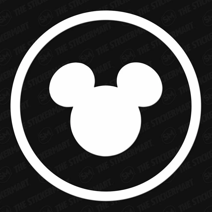 Mickey Logo Outline