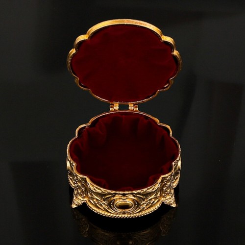 Jewelry Storage Box Travel Jewellery Case European Style Treasures ...