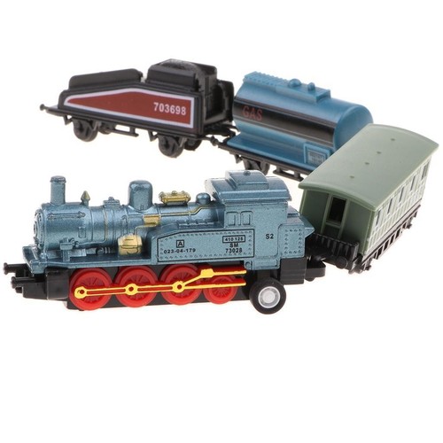 8 Inch Pull Back Train Set with Engine Locomotive for Kids | eBay