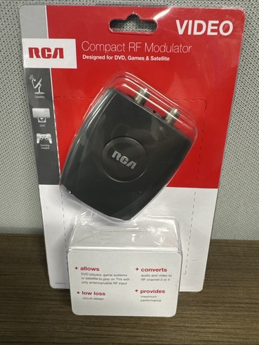 RCA Converter Kit CRF907A RF Modulator A/V -to- RF / Coax / Coaxial for ...