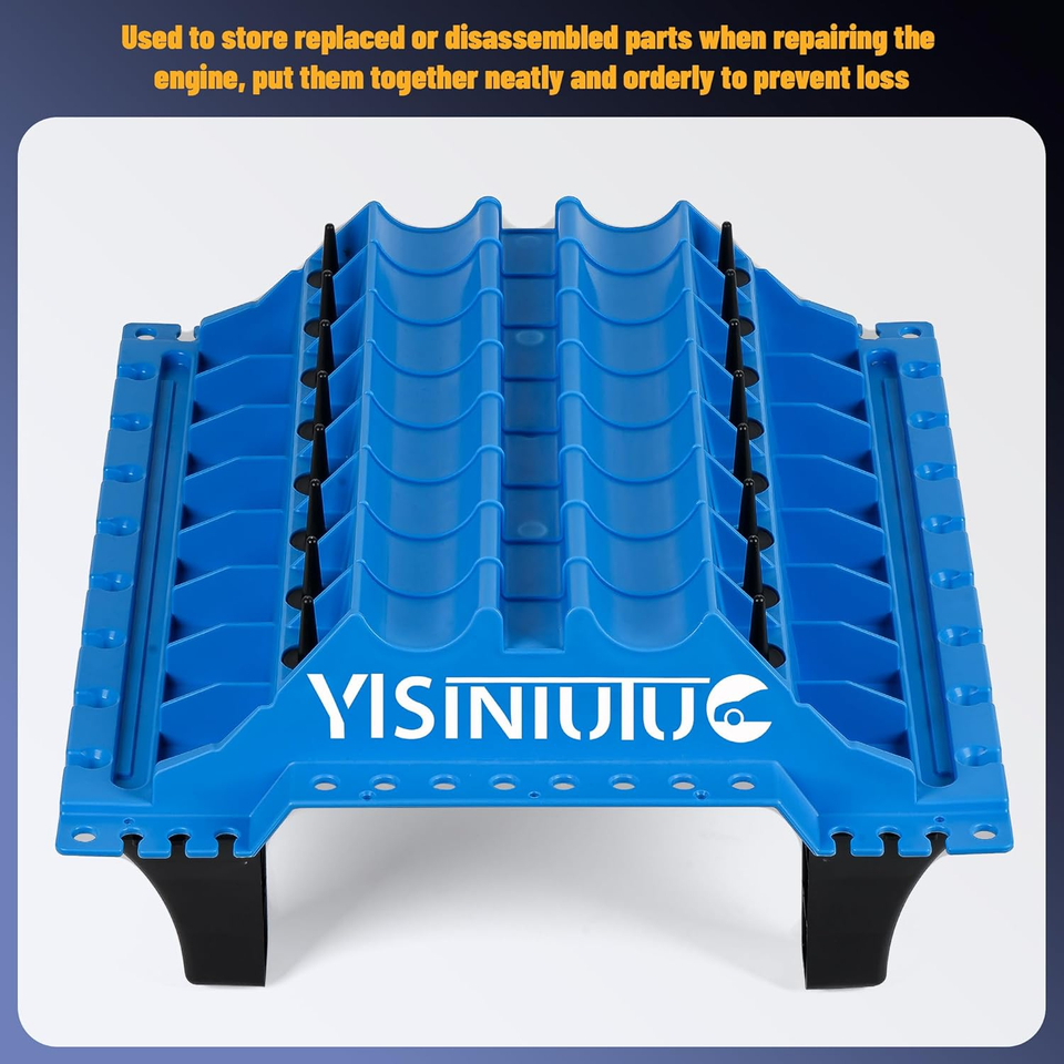 Engine Cylinder Head Parts Organizer Tray for Valves & Components ...