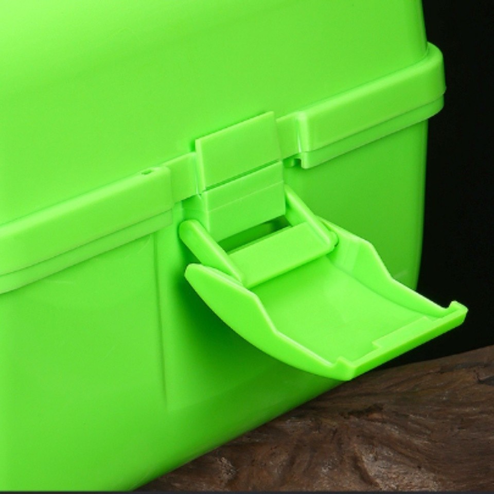 Portable Fishing Tackle Box with Resistant Plastic and Two Layer ...