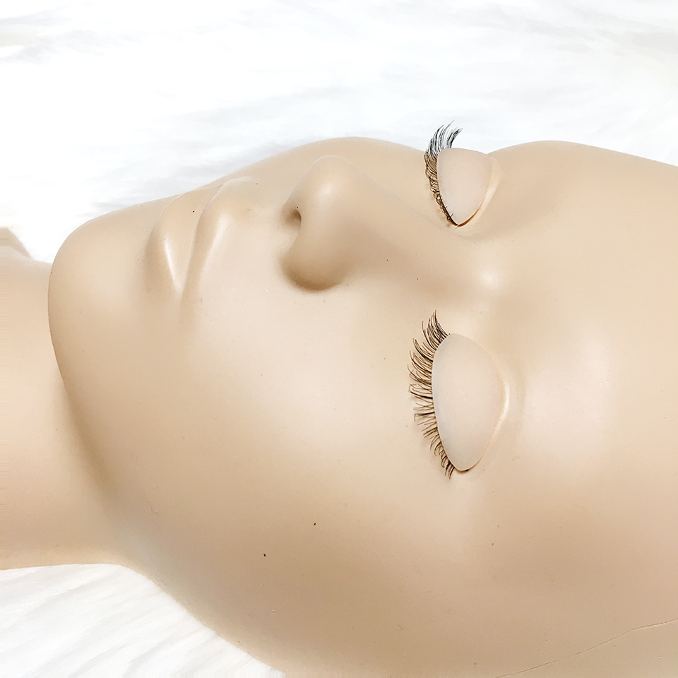 3 Pair Realistic Eyelids W/ Lashes For Advance Mannequin Head Eyelash ...