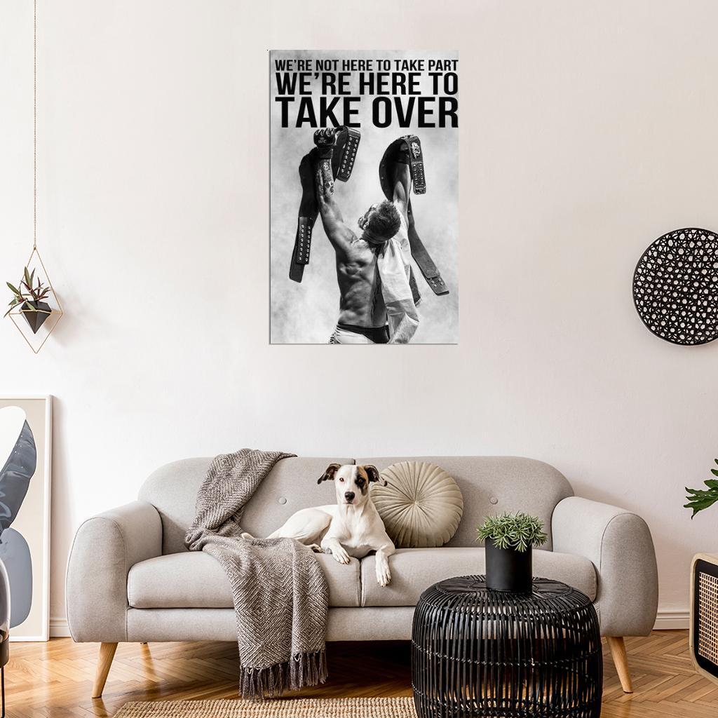 61129 CONOR MCGREGOR 'TAKE OVER' QUOTE UFC Wall Decor Print Poster | eBay