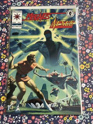 MAGNUS ROBOT FIGHTER & NEXUS #1 STEVE RUDE COVER 1993 DARK HORSE ...