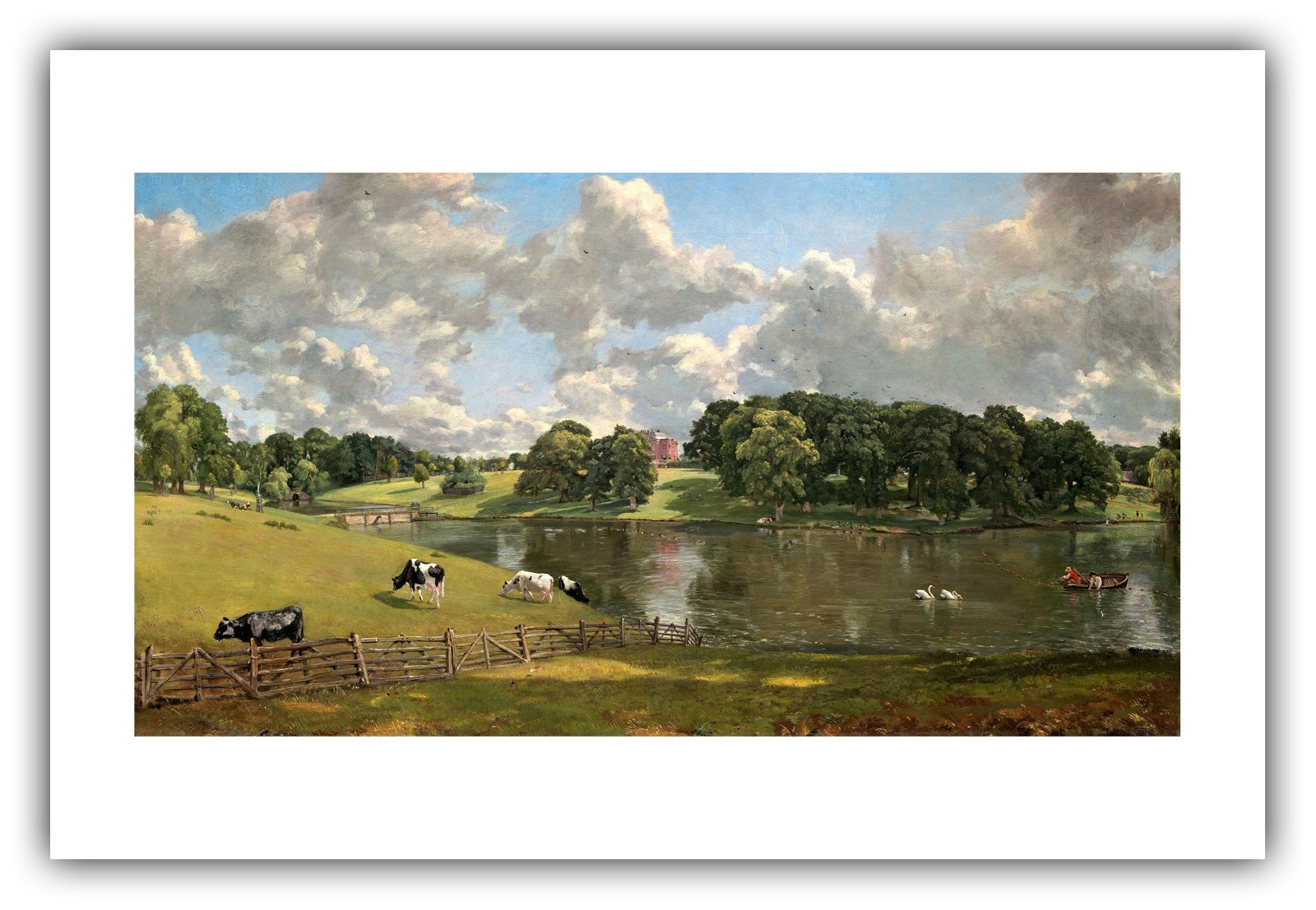 John Constable : "Wivenhoe Park, Essex" (1816) - Giclee Fine Art Print ...