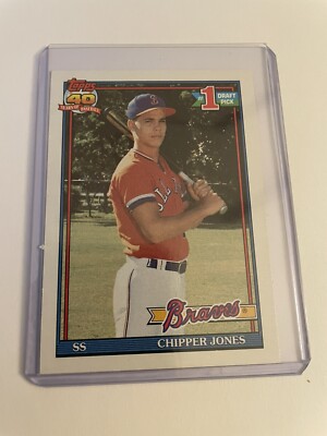 1991 Topps - #333 Chipper Jones (RC) | eBay