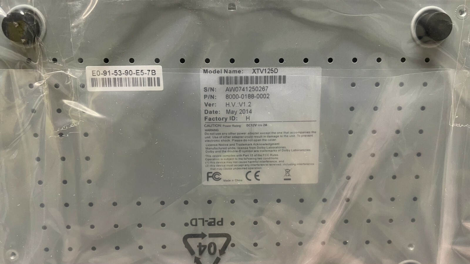 Vbrick 8000-0188-0002 Xtv125d Single Channel Decoder for sale online | eBay